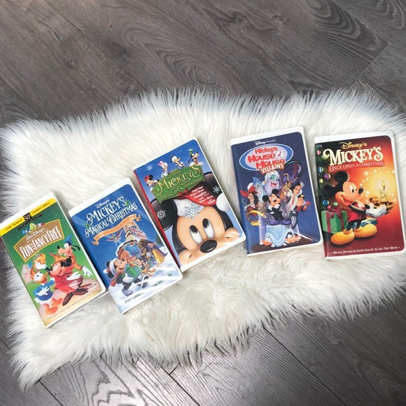 Disney | Portable Audio & Video | Disney Mickeys Mouse Vhs Lot Of 4 ...